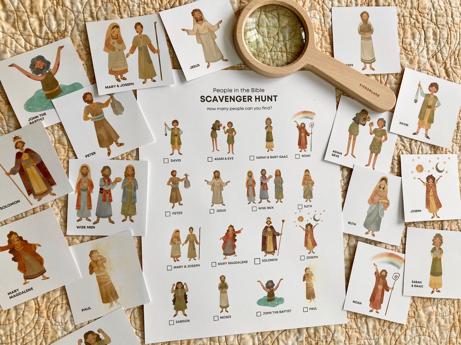 Bible Character Scavenger Hunt: Trivia & Pictures (digital Download) - Etsy