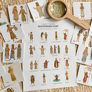 Bible Scavenger Hunt, Bible Character Trivia, Christian Homeschool ...