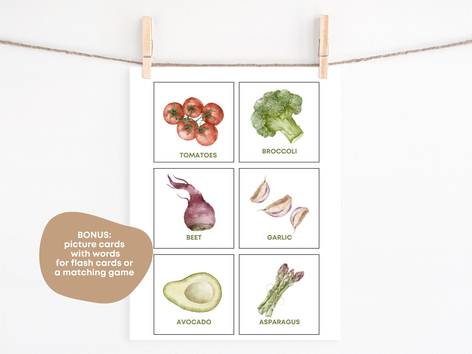 Printable Farmer's Market Scavenger Hunt for Toddler and Preschool ...