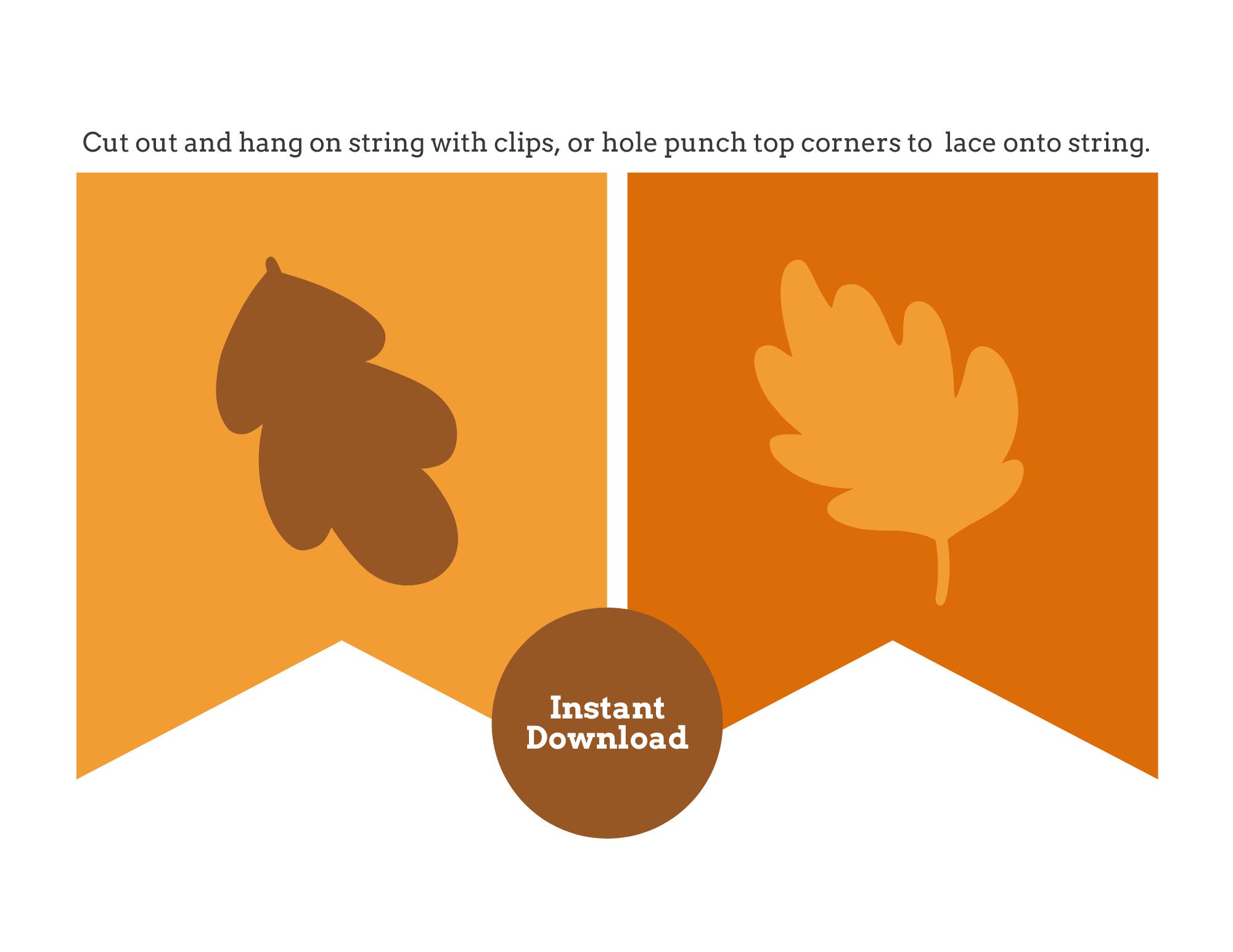 PRINTABLE Happy Thanksgiving Printable Banner, Thanksgiving ...