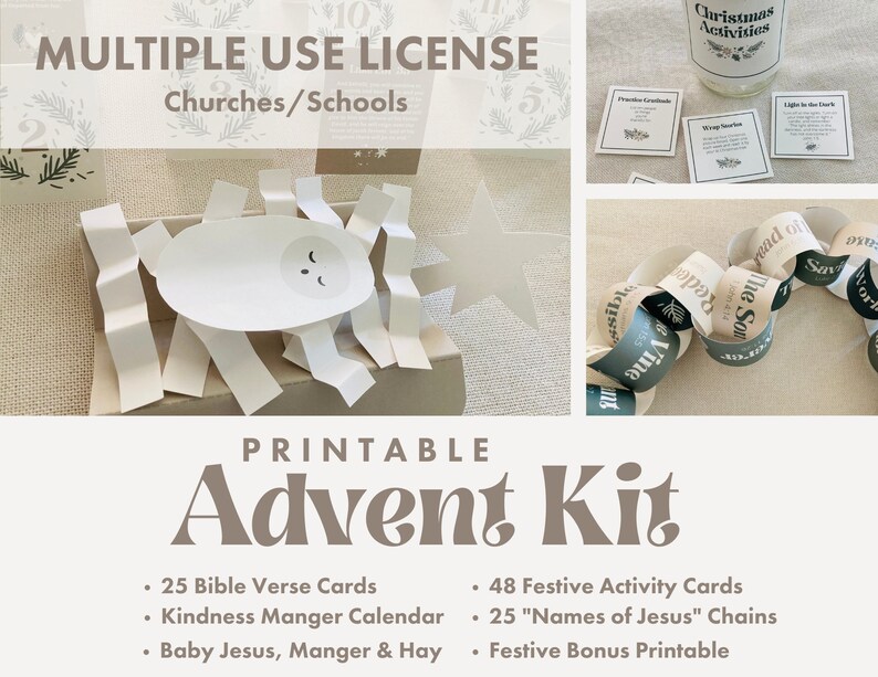 Printable Advent Calendar for Kids Printable Advent Scripture - Etsy