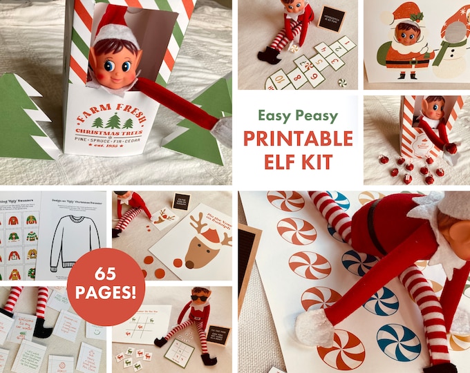 Printable Elf Kit Christmas Elf Kit Elf Bundle Elf Ideas Elf Props Elf ...
