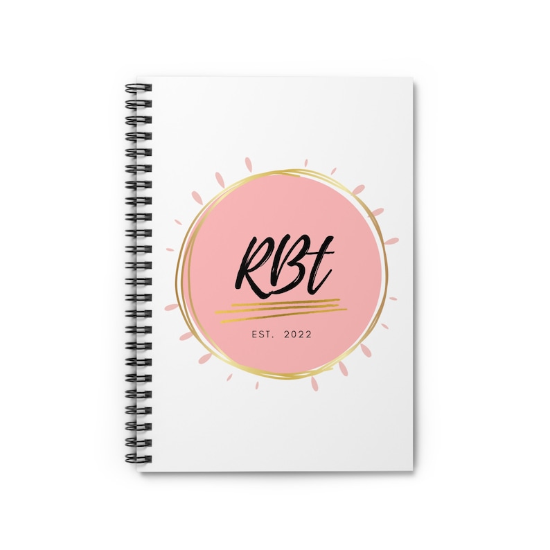 RBT Registered Behavior Technician Bright Design Spiral Notebook ...