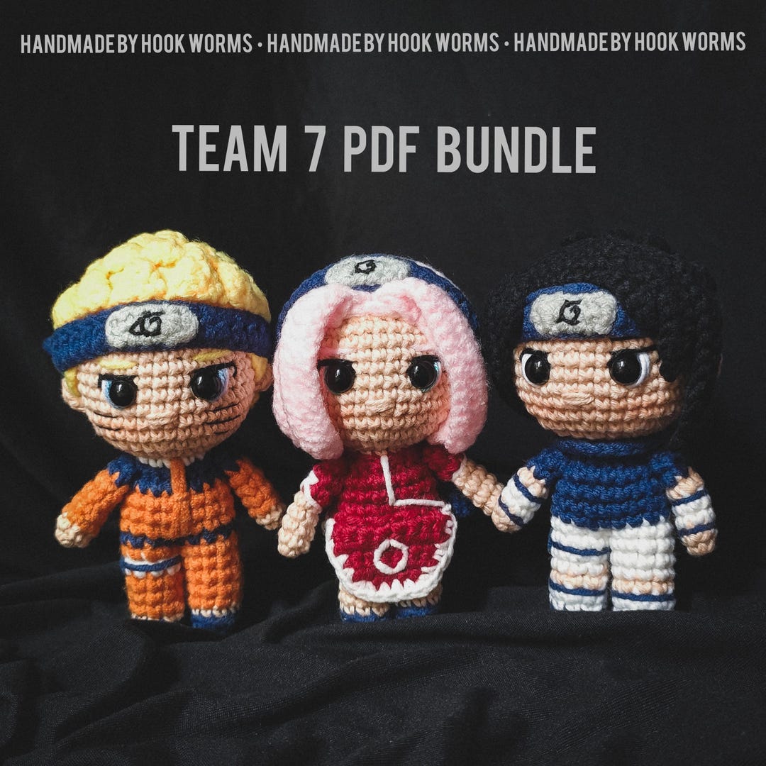 Crochet Doll Amigurumi Pattern, Team7 Bundle, Pdf Pattern - Etsy
