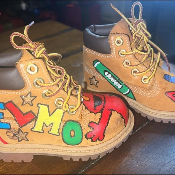 Elmo Shoes - Etsy