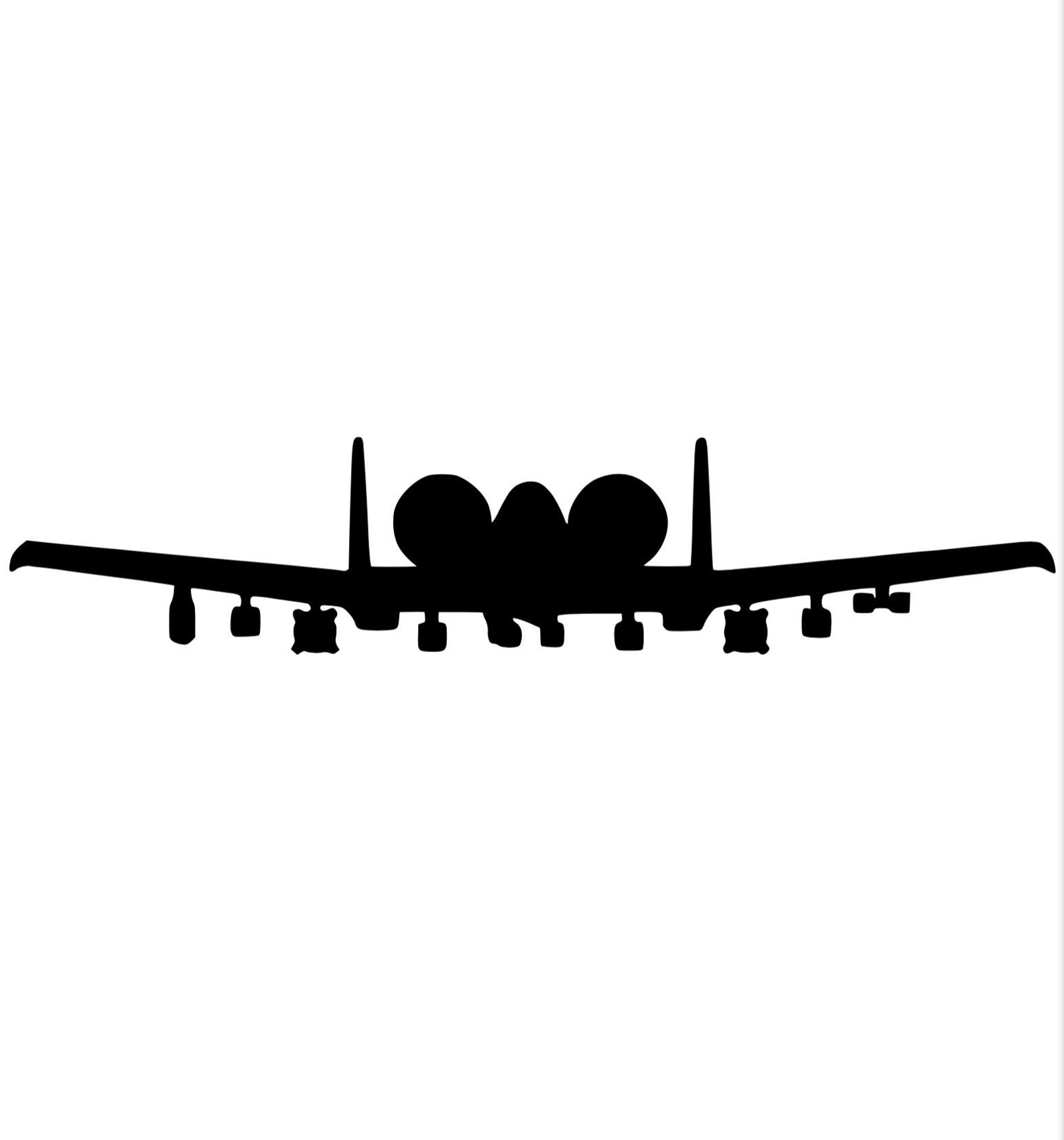 A-10 Thunderbolt/ A-10 Warthog Vinyl Decal Window Bumper | Etsy