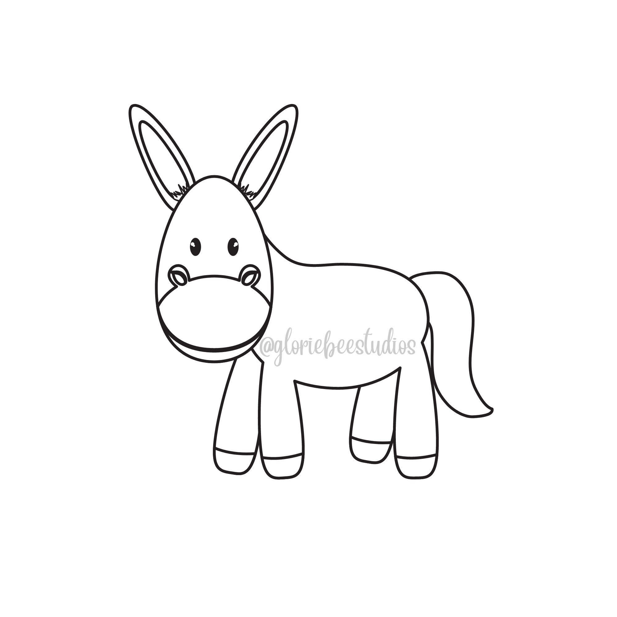 25 Pages of Zoo & Farm Animal Coloring Book - Etsy