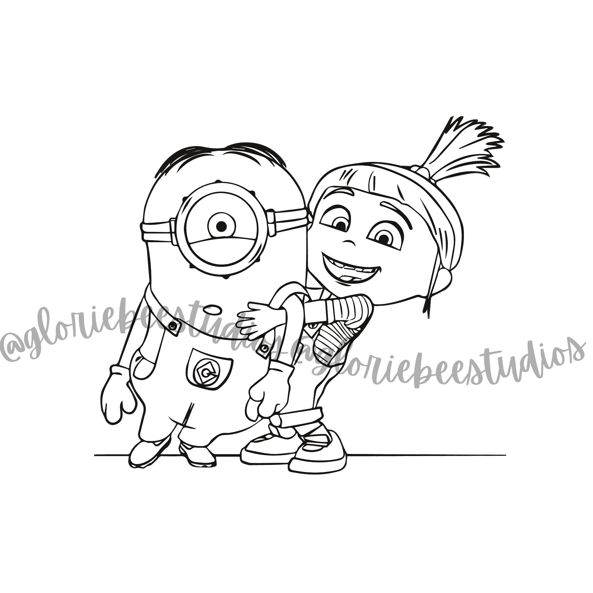 Gru & Friends Coloring Pages// Coloring Book//coloring Sheets {INSTANT ...