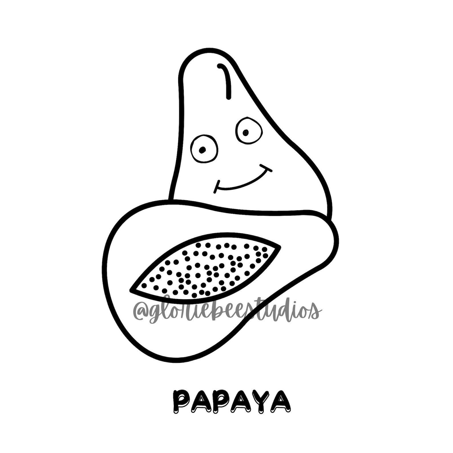 My First Fruit & Veggie Coloring Book - Etsy