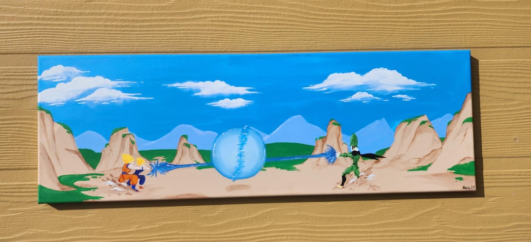 Dragonball Z Painting - Etsy