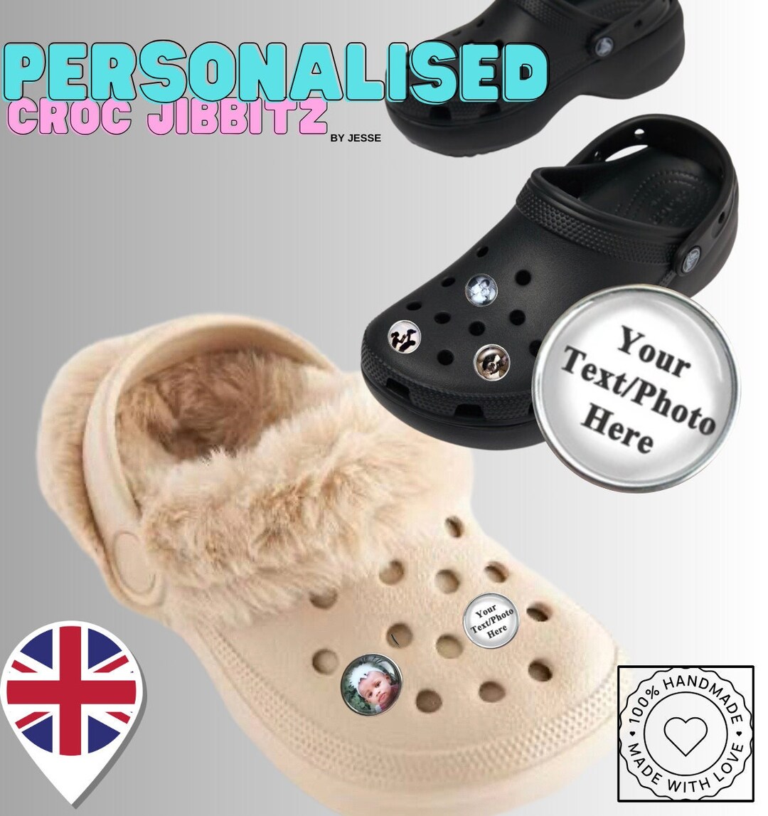 Personalised Croc Charms / Jibbitz With Any Photo or Design! UK SELLER ...