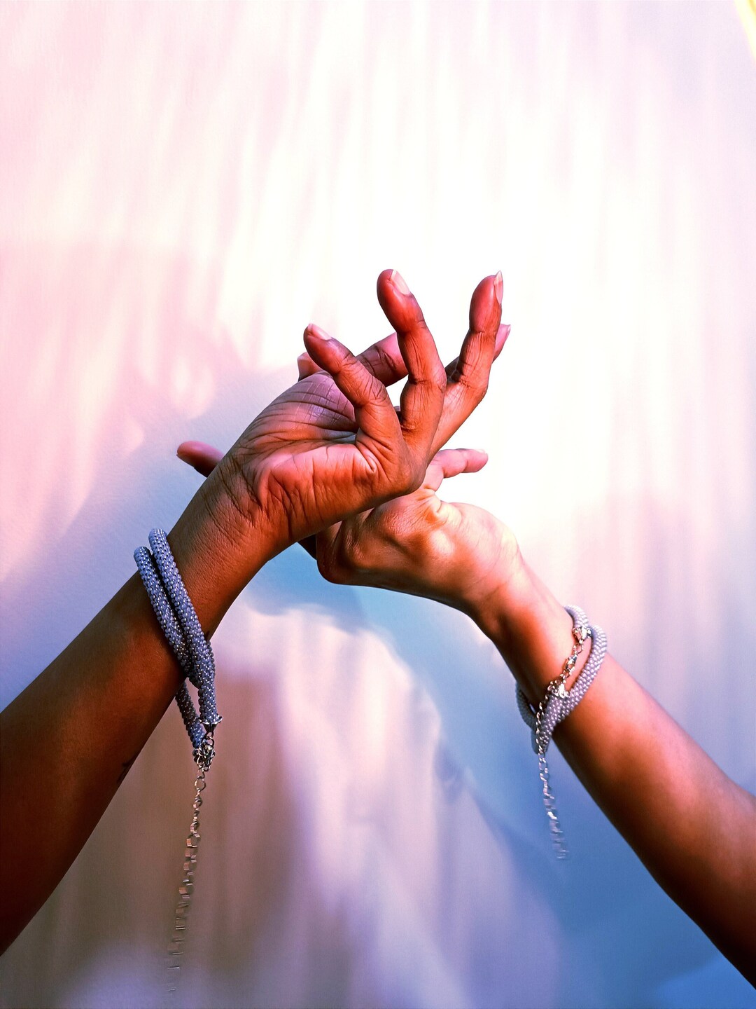 Crochet Beaded Rope, Transformable Jewelry, Can Be a Necklace or ...