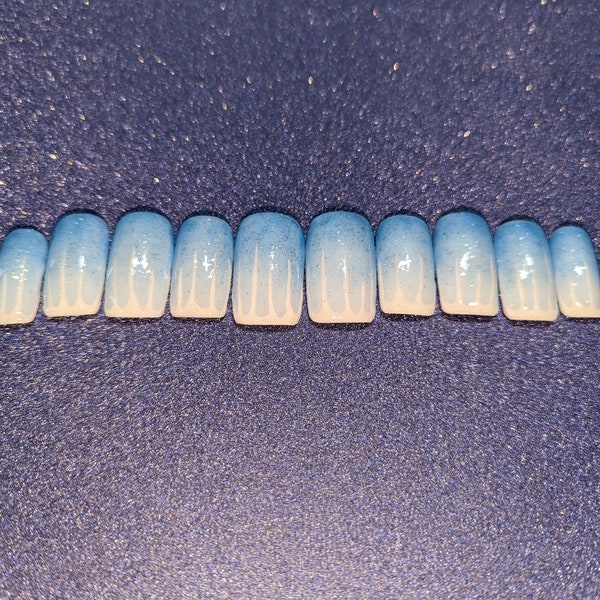 Wide False Nails - Etsy