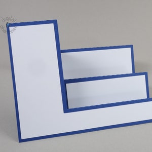 SVG Side Step Card With Envelope Cutting Files - Etsy