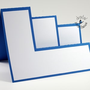 SVG Vertical Side Step Card With Envelope Cutting Files for Cricut and ...