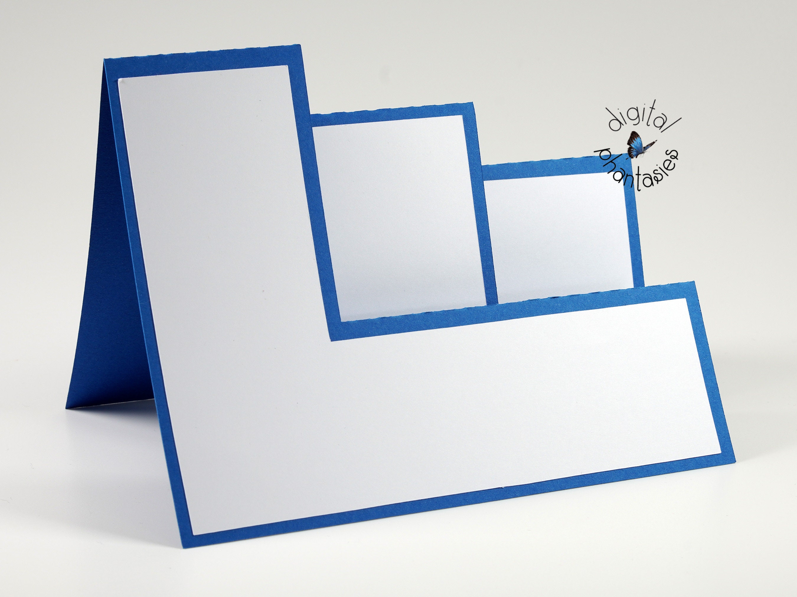 SVG Vertical Side Step Card With Envelope Cutting Files for Cricut and ...