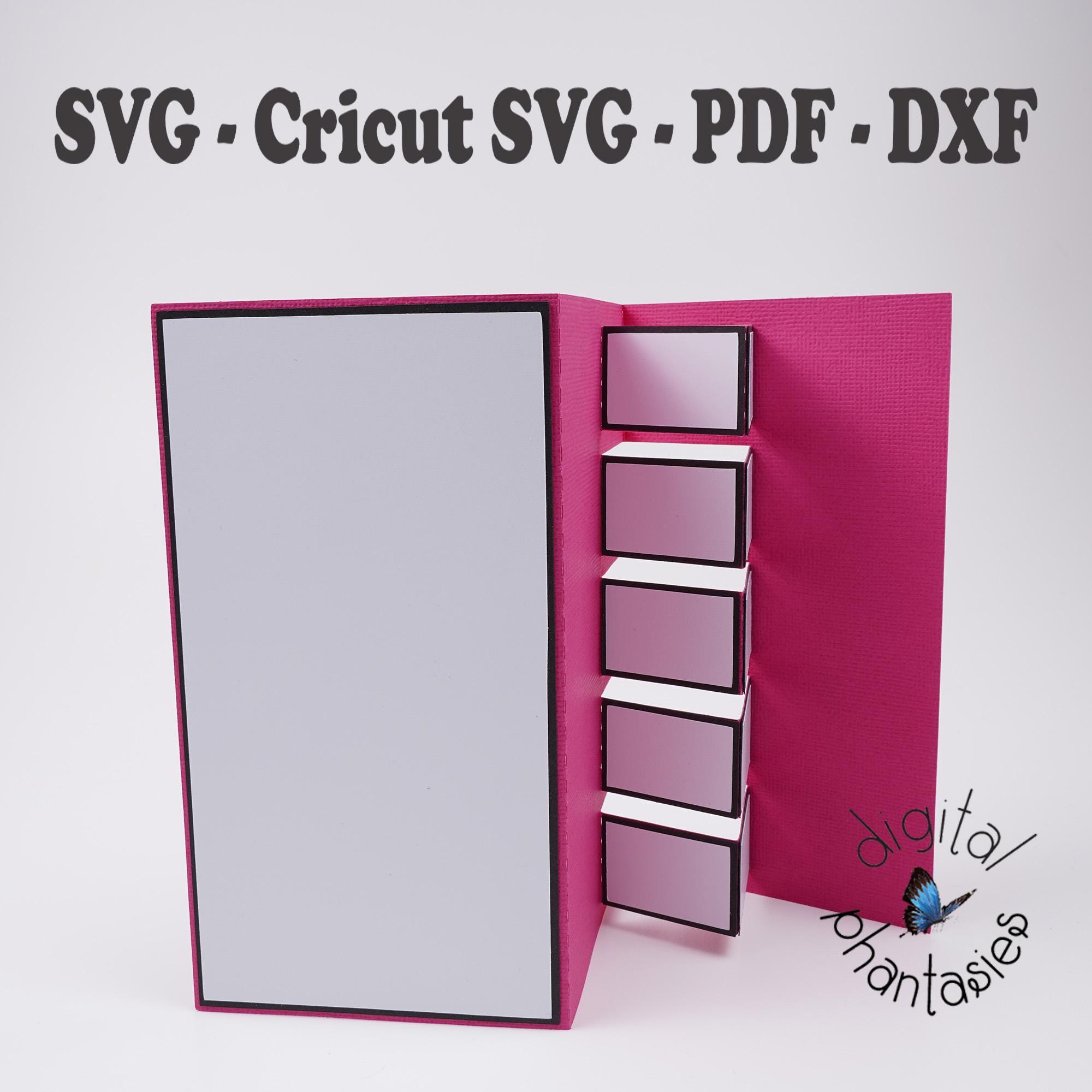 5 Step Building Block Pop up Card SVG, Fun Fold, 3D Fancy Card Template ...
