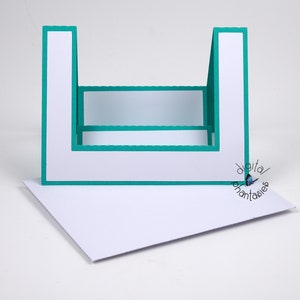Center Multi Step Card and Envelope SVG Cut File / Step Card Template ...