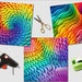 12 Rainbow Digital Papers Background for Scrapbooking, Cardmaking and ...