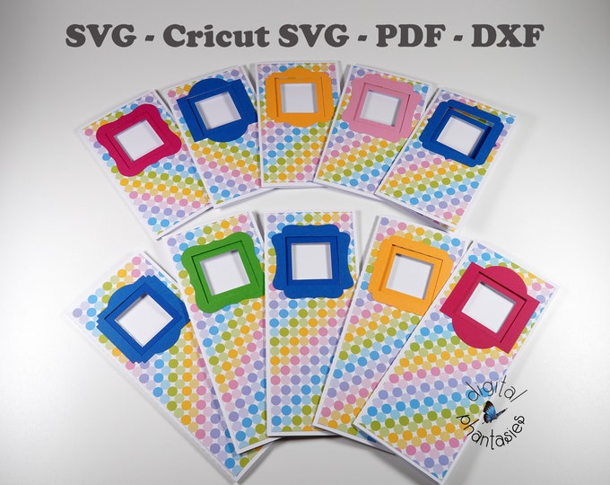 SVG Side Step Card With Envelope Cutting Files - Etsy Australia