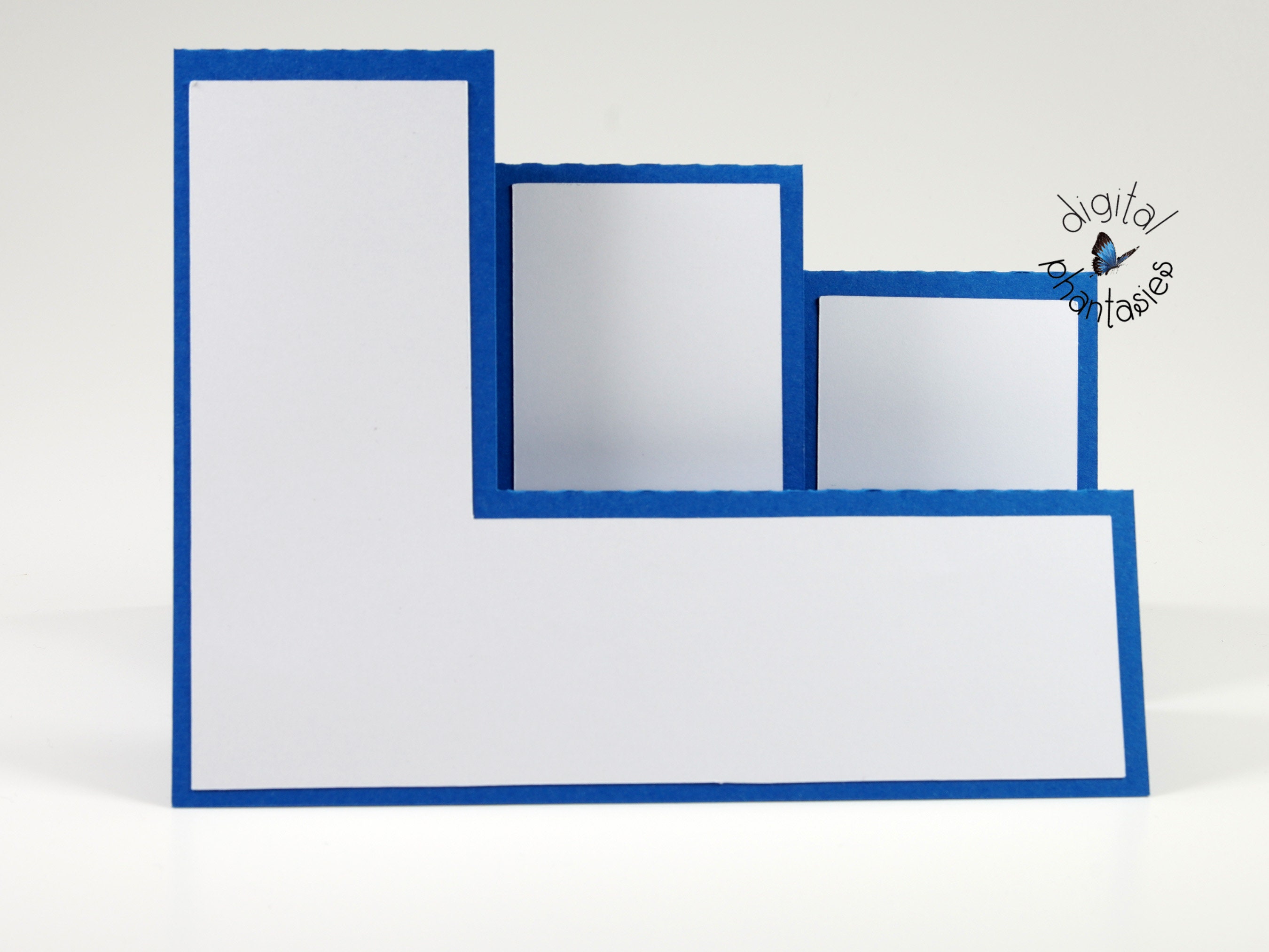 SVG Vertical Side Step Card With Envelope Cutting Files for Cricut and ...