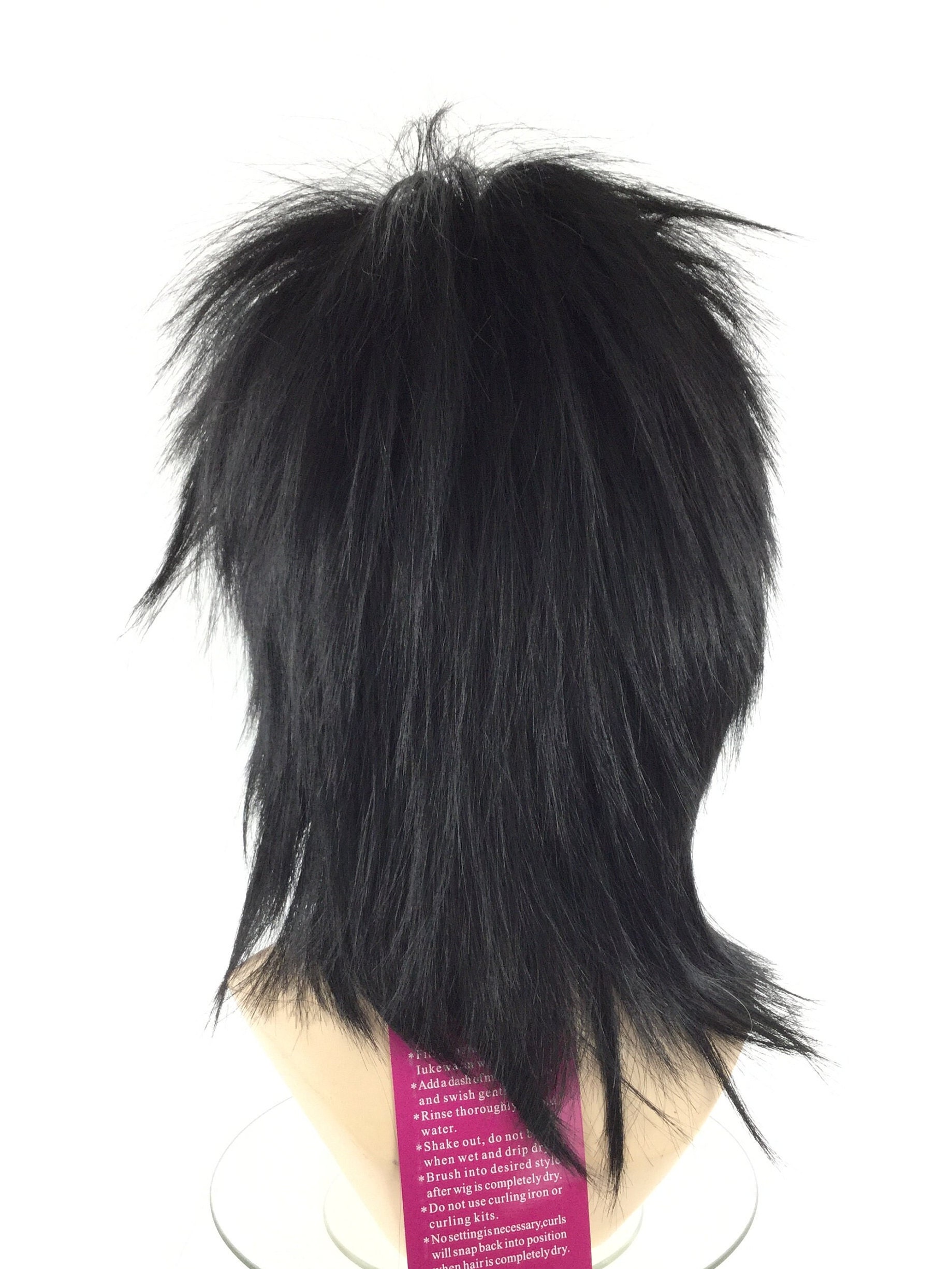 Spirit Sports Fan Wigs RAIDER Football Fan Punk Wig BLACK - Etsy