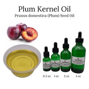 Pure Organic Plum Kernel Oil – 100% Botanical Plant Oil - Etsy