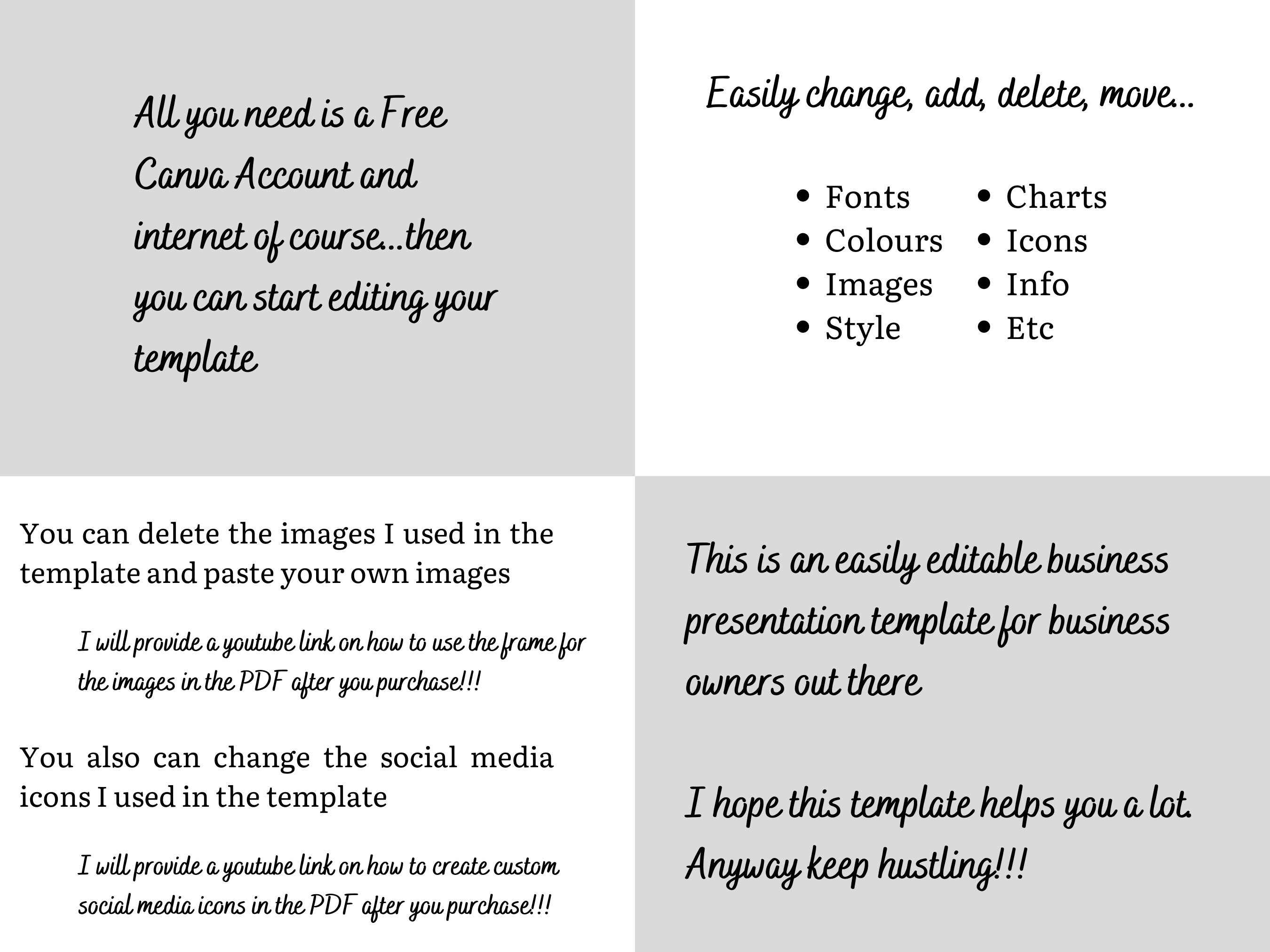 Project Proposal Webinar Template Project Presentation Canva - Etsy