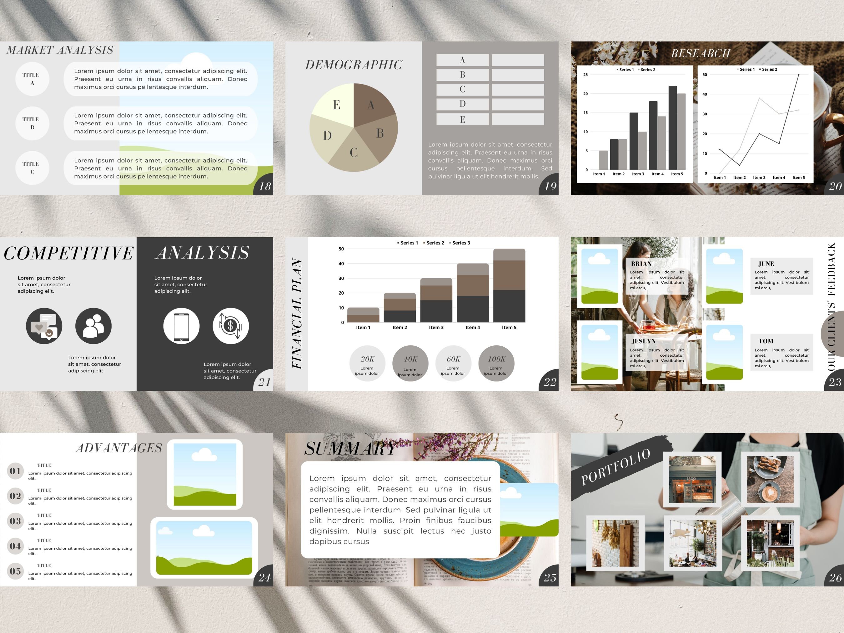 Project Proposal Webinar Template Project Presentation Canva - Etsy