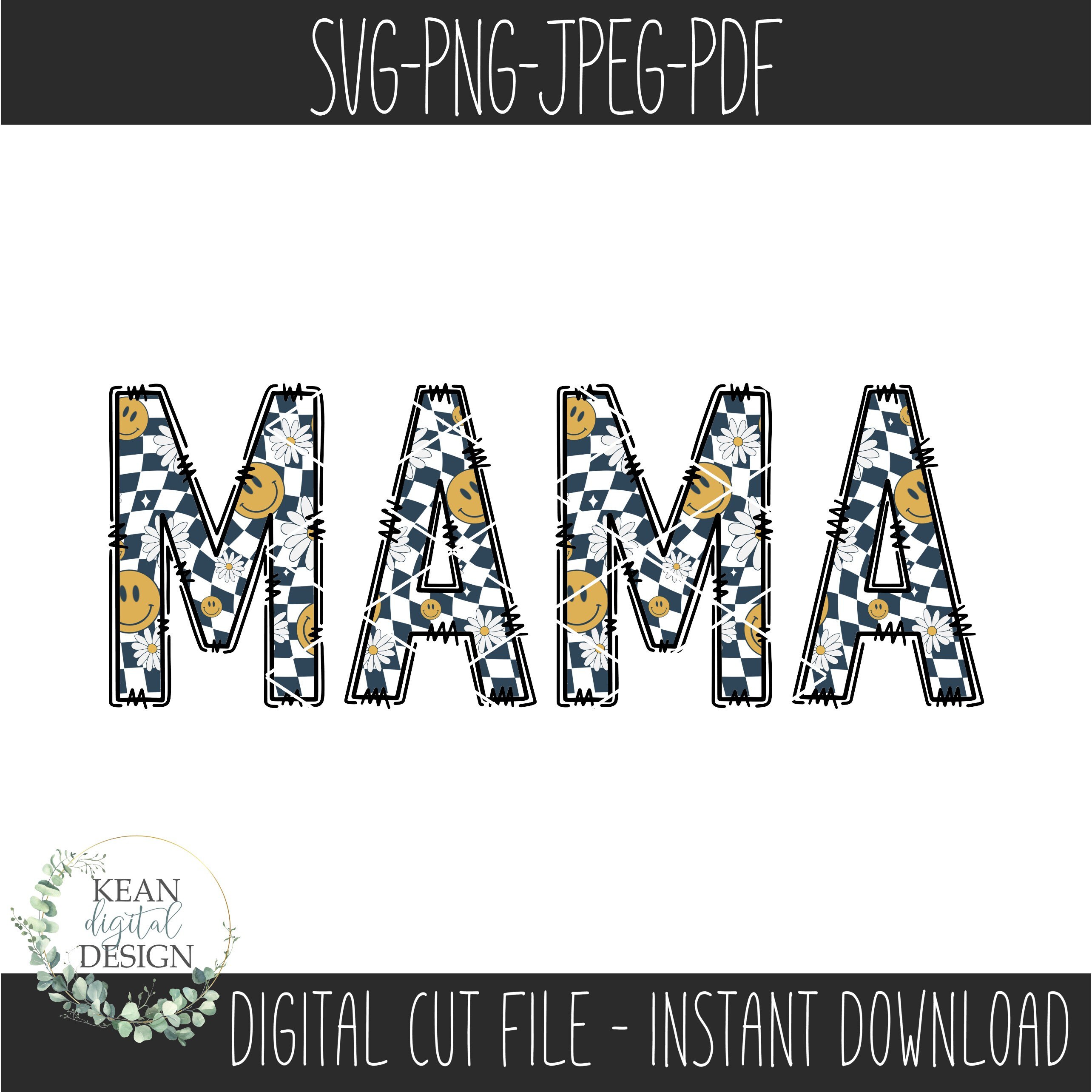 Retro Checkered Mama PNG, Mama Checkered, Mama Shirt Design, Retro Mama ...