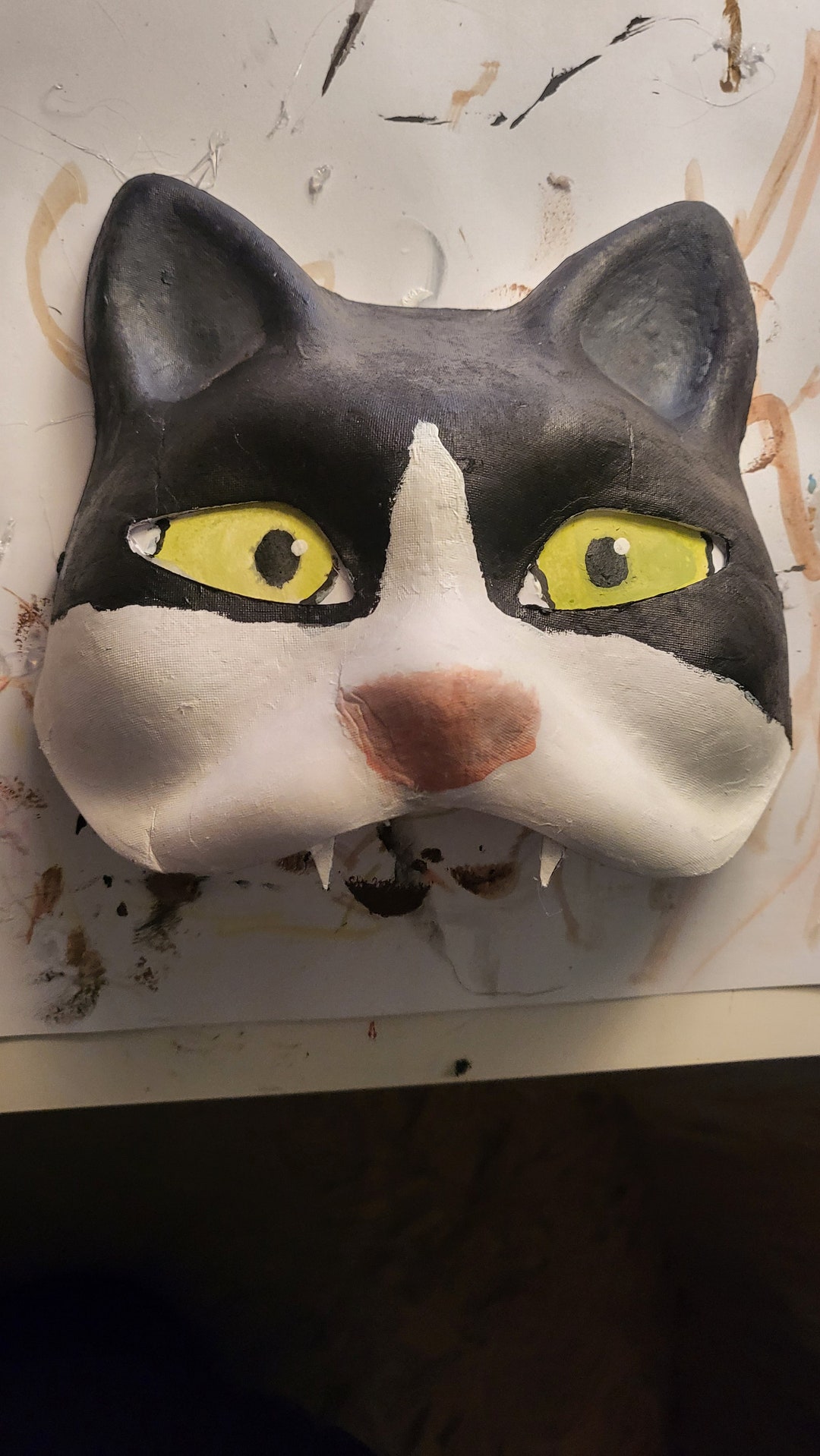 Tuxedo Cat Therian Mask - Etsy
