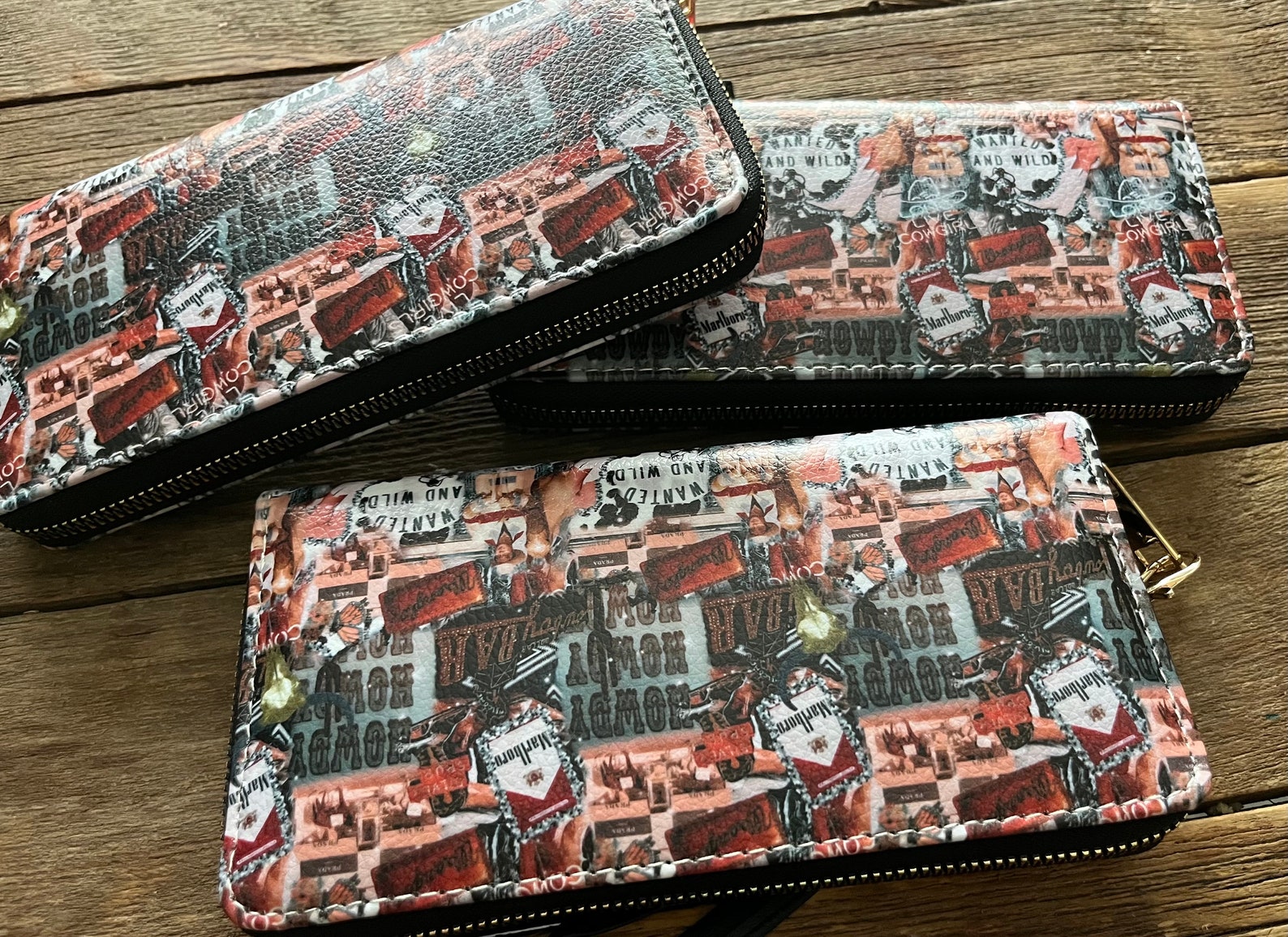 Long Live Cowgirls Marlboro Wallet - Etsy