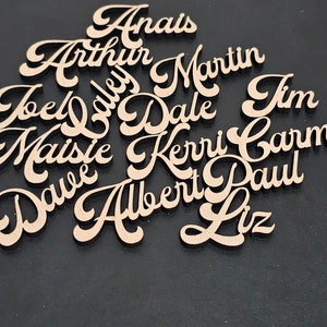 Wooden Place Names, Settings Names - Etsy UK