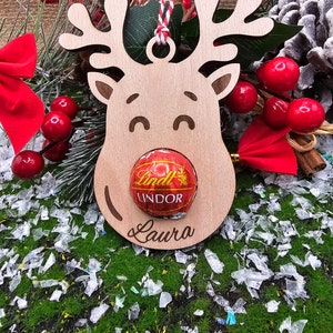 Tree Ornaments Lindt Chocolate Holder Reindeer - Etsy UK