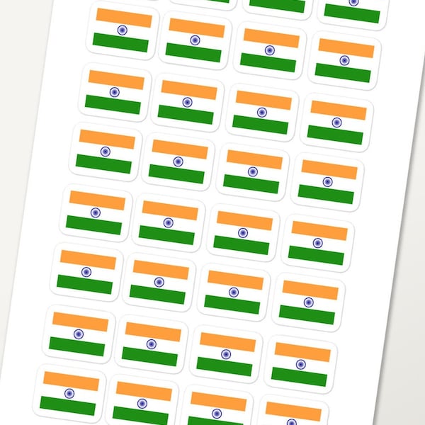 Indian Flag Sticker - Etsy