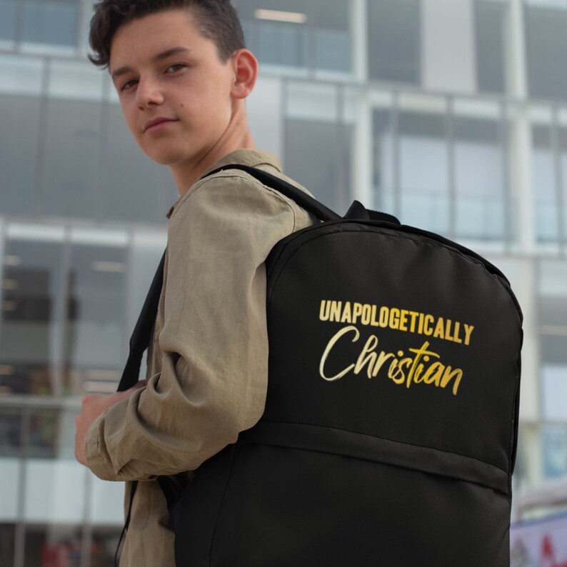 Unapologetically Christian Backpack | Back to School Backpack | Faith ...