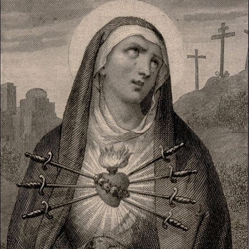 Our Lady of Sorrows Poster - Etsy