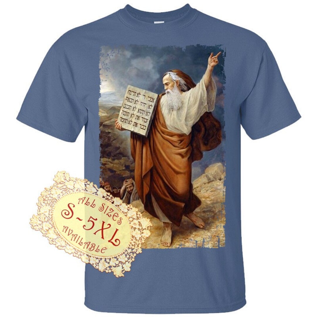 Moses V22 DTG PRINT Men Tshirt S M L XL 2XL 3XL 4XL 5XL - Etsy