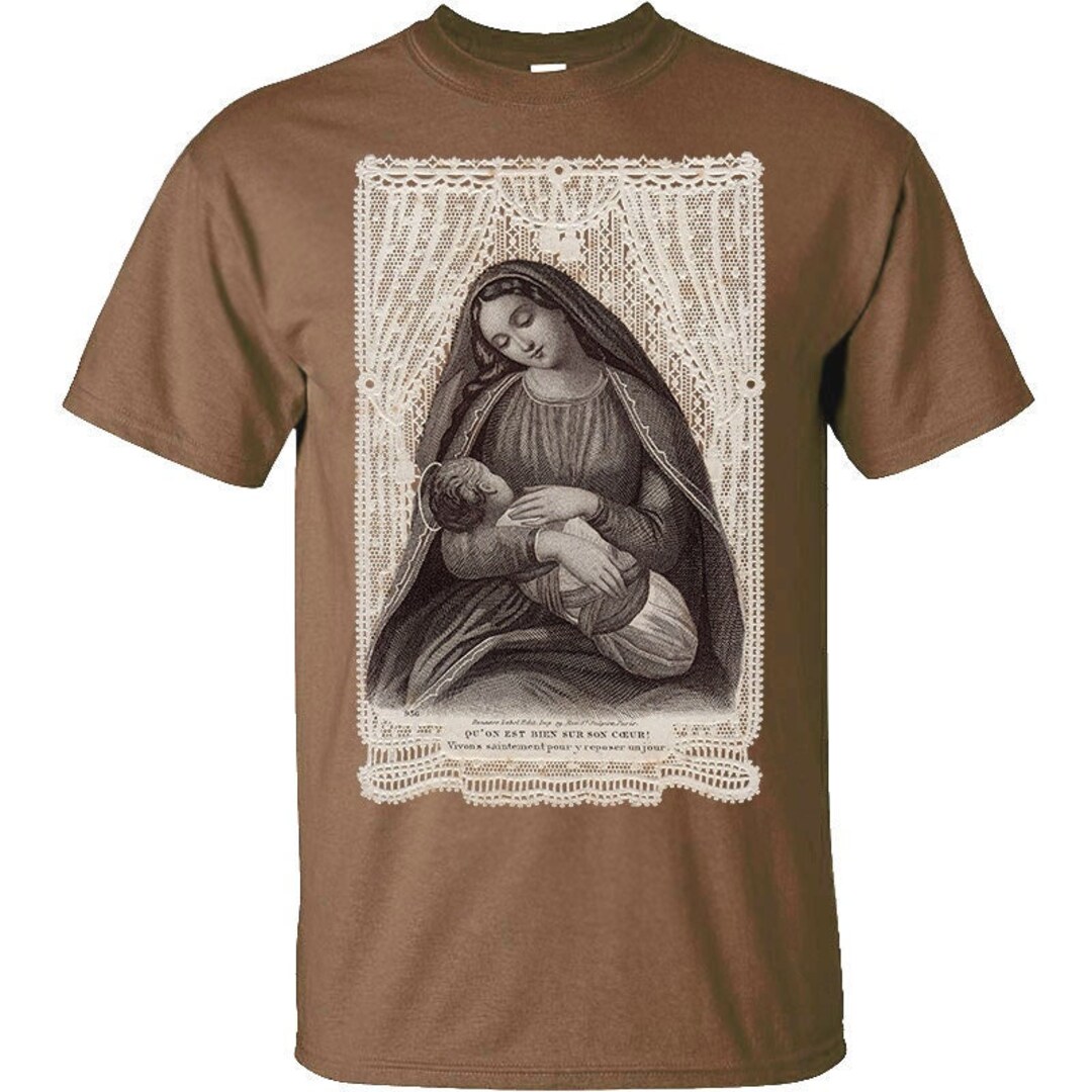 María Madre de Dios V13 DTG PRINT Hombres Camiseta S M L XL 2XL 3XL 4XL ...