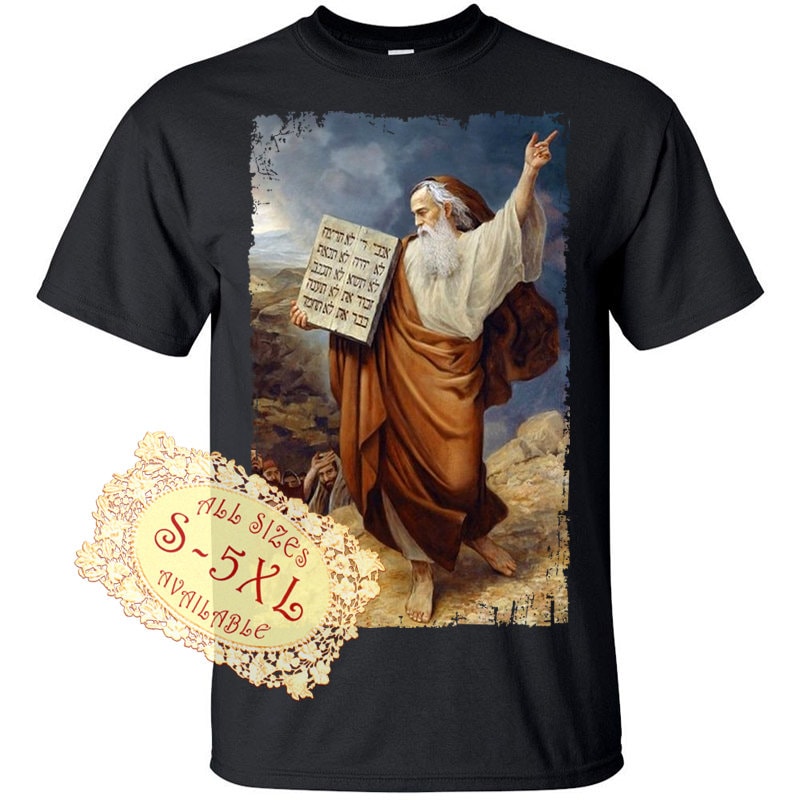 Moses V22 DTG PRINT Men Tshirt S M L XL 2XL 3XL 4XL 5XL - Etsy