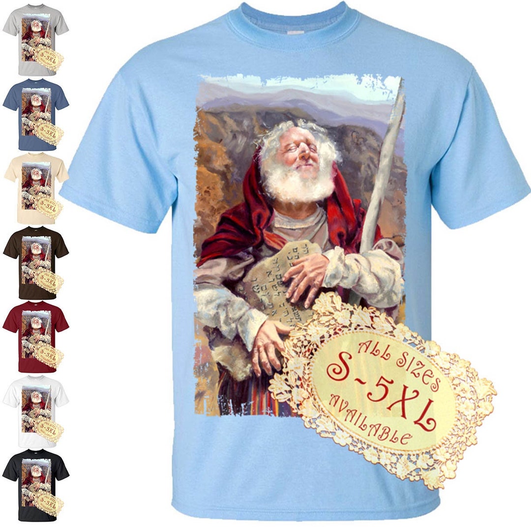 Moses V7 DTG PRINT Men Tshirt S M L XL 2XL 3XL 4XL 5XL - Etsy