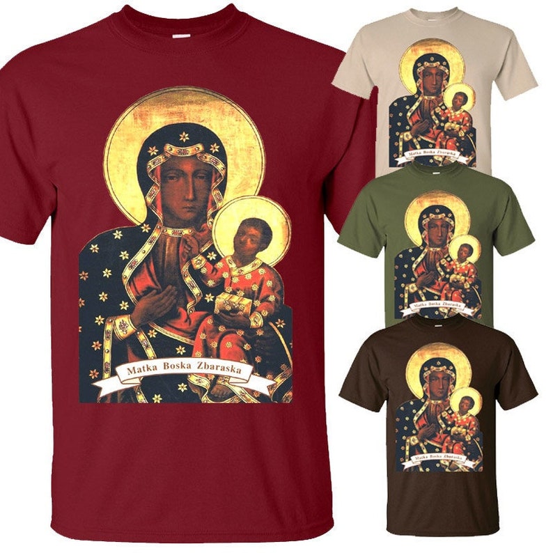 Matka Boska Zbaraska DTG PRINT Men Tshirt S M L XL 2XL 3XL 4XL - Etsy ...