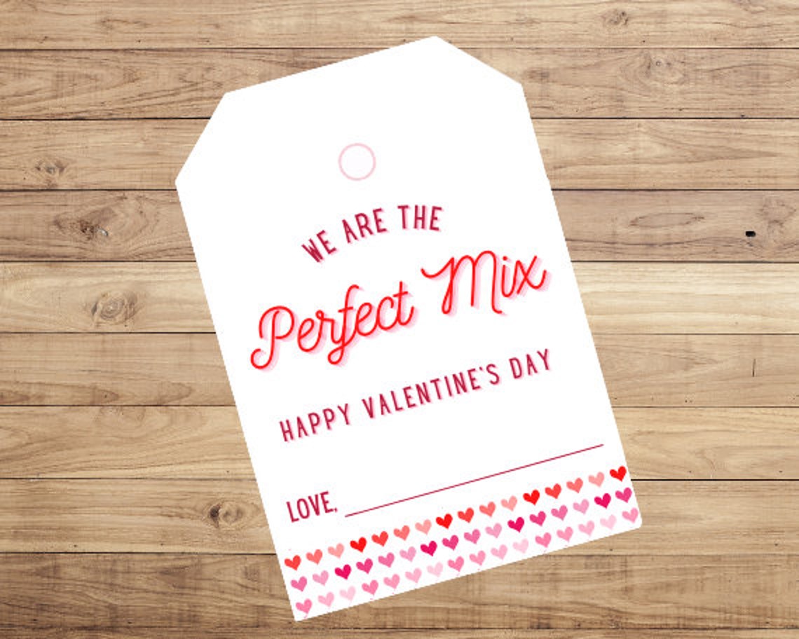 Valentine's Day Gift Tags | Perfect Mix Gift Tags | Printable ...