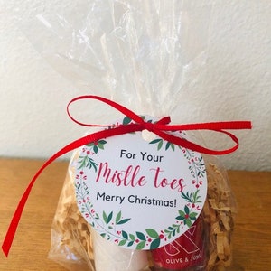 Mistle Toes Gift Tag | Nail Polish Gift | Christmas Party Favor ...