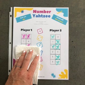 Math Dice Game Bundle | Multiplication, Addition and Number Recognition ...