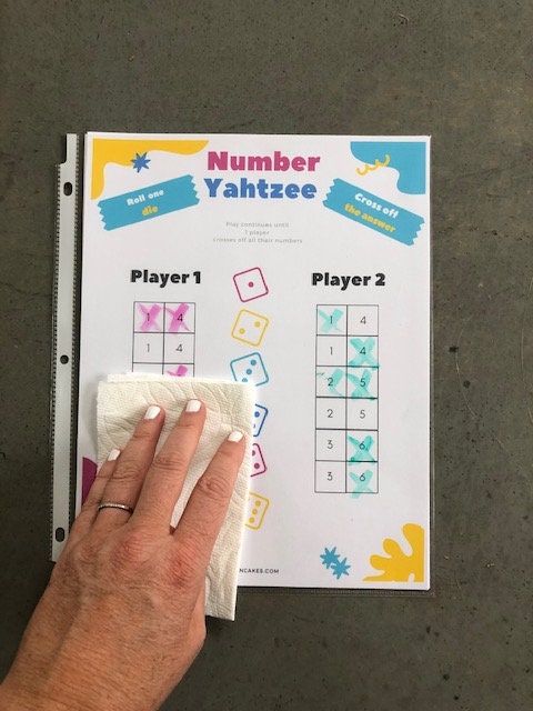 Math Dice Game Bundle | Multiplication, Addition and Number Recognition ...