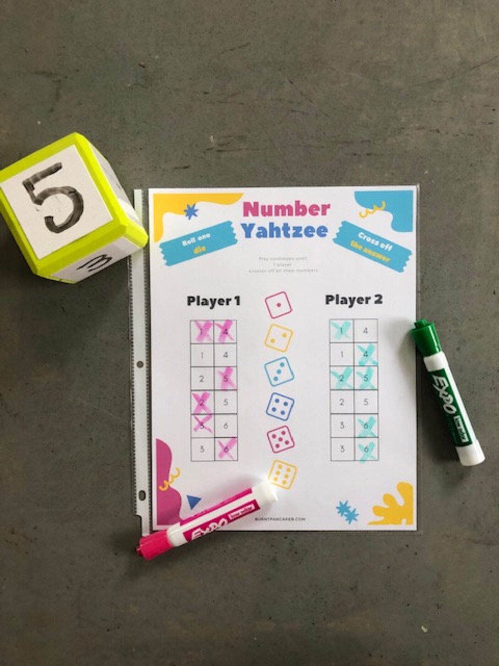 Number Recognition Dice Game | Learn Numbers 1-6 | Preschool ...