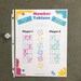 Number Recognition Dice Game Learn Numbers 1-6 - Etsy