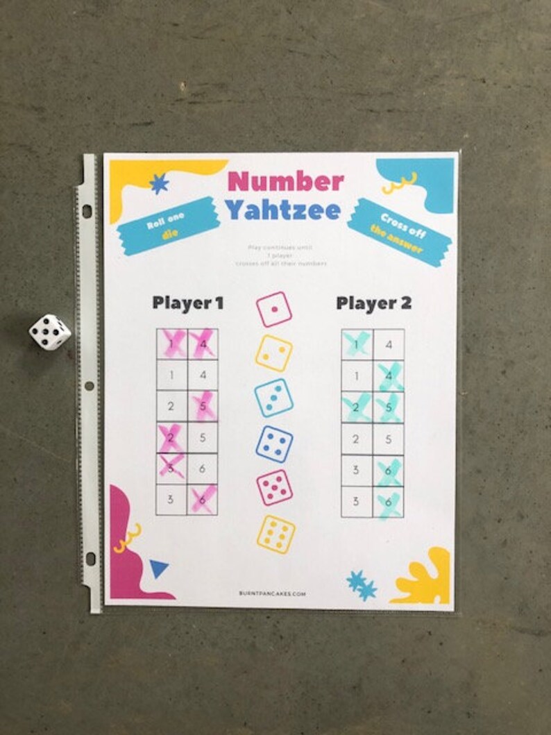 Number Recognition Dice Game | Learn Numbers 1-6 | Preschool ...