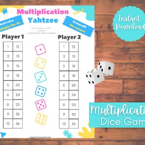 Multiplication Dice Game for Kids | Fun Way to Learn Multiplication ...